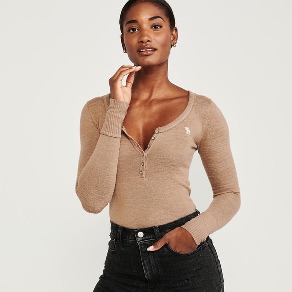 Abercrombie & Fitch | Tops | New Abercrombie Fitch Soft Af Longsleeve Henley | Poshmark